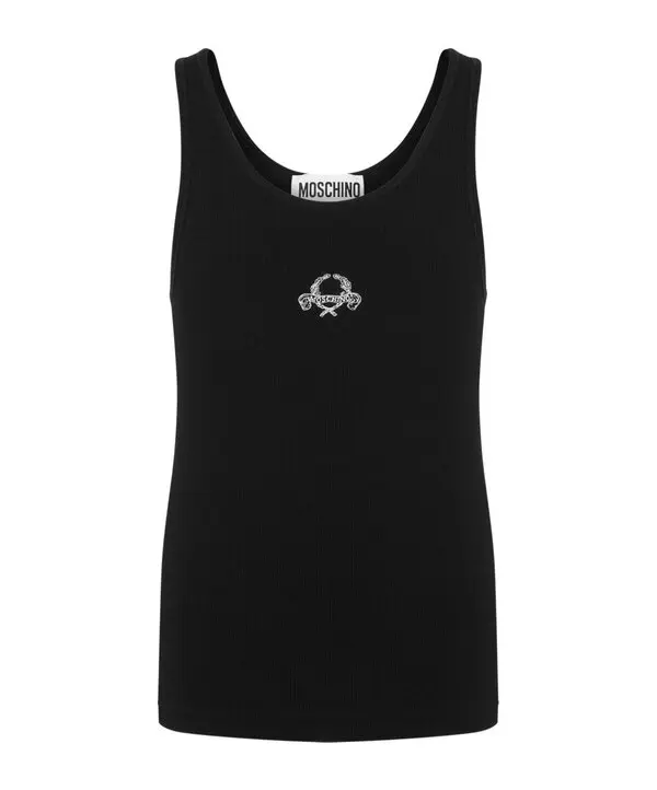 Moschino Embroidered Tank Top