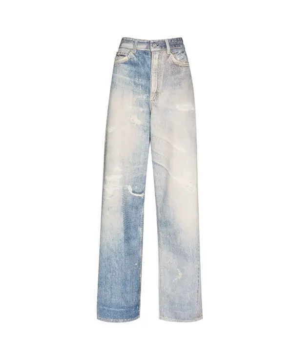 Our Legacy Full Cut Distressed Jeans - Blue