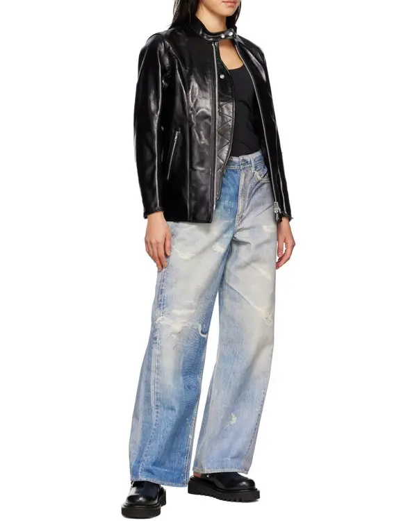 Our Legacy Full Cut Distressed Jeans - Gray