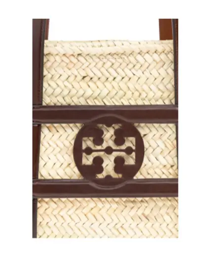 Tory Burch Ella Straw Basket Bag - Nude