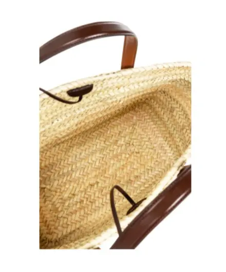 Tory Burch Ella Straw Basket Bag - Nude