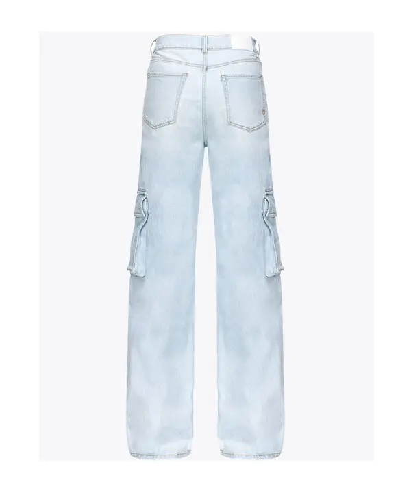 Pinko Belted Cargo Jeans