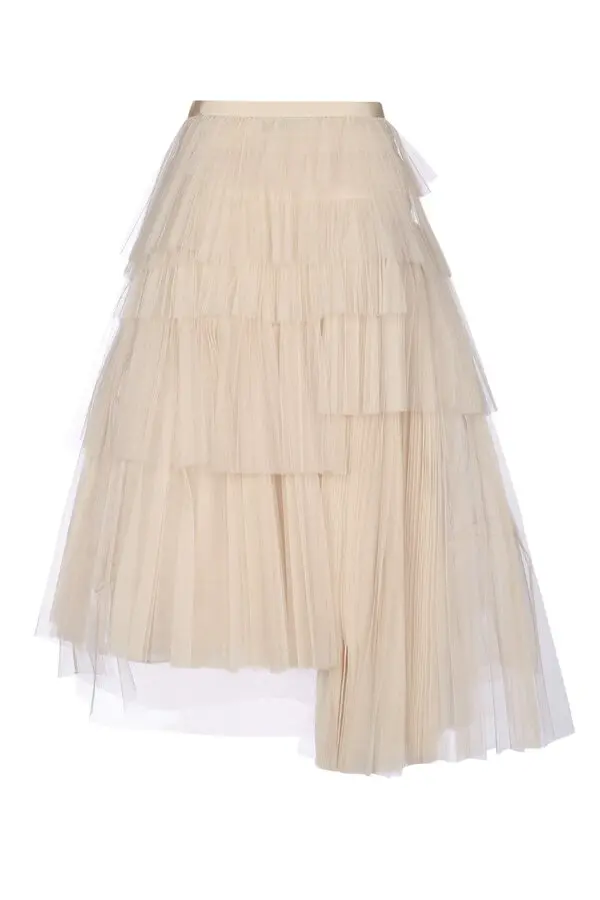 Dior Mid-length Asymmetric Pleated Skirt