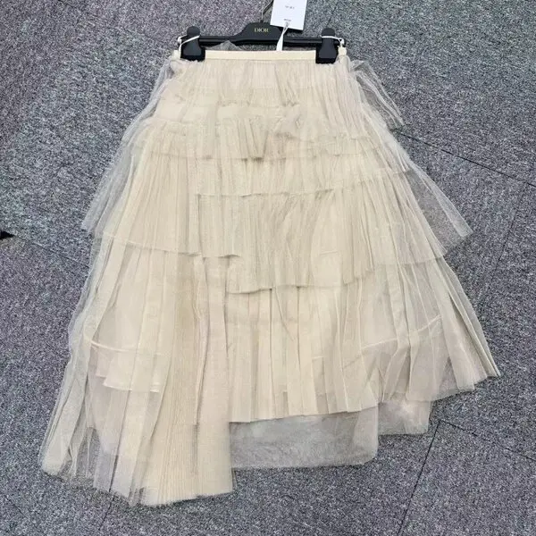 Dior Mid-length Asymmetric Pleated Skirt