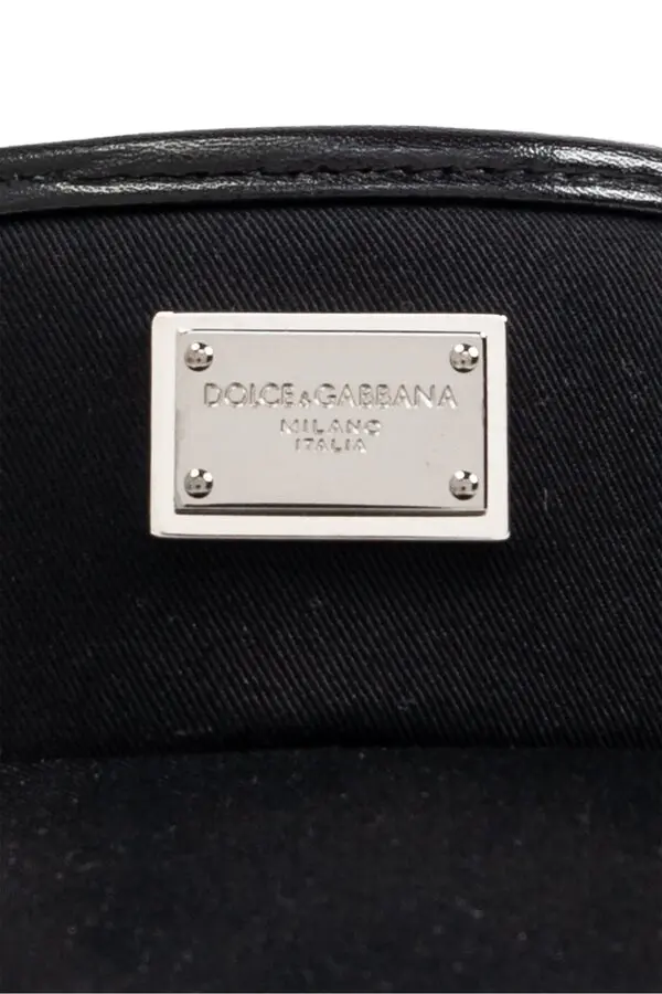 Dolce & Gabbana Gabardine Visor With Logo Plaque