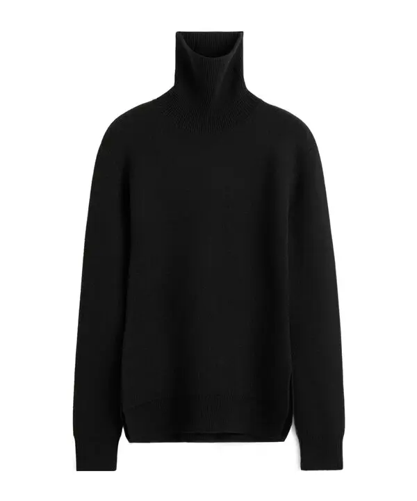 TOTEME High Neck Side Slit Jumper
