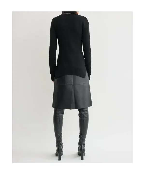 TOTEME High Neck Side Slit Jumper