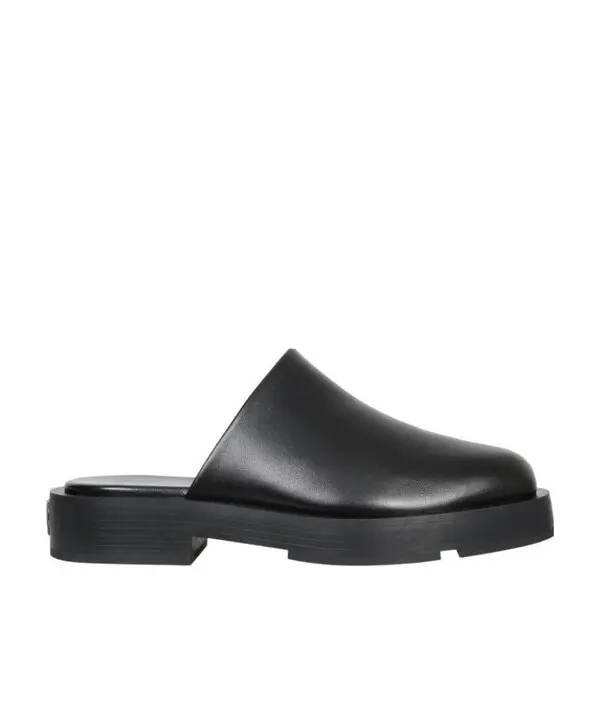 Givenchy 4g Plaque Square-toe Mules