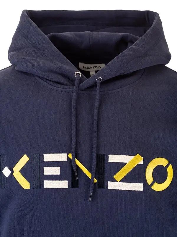 Kenzo Logo Embroidered Hoodie