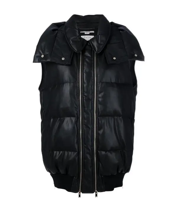 Stella McCartney Hooded Sleeveless Down Puffer Jacket