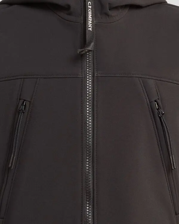 C.P. COMPANY Long-sleeved Zip-up Jacket With Hood - Black