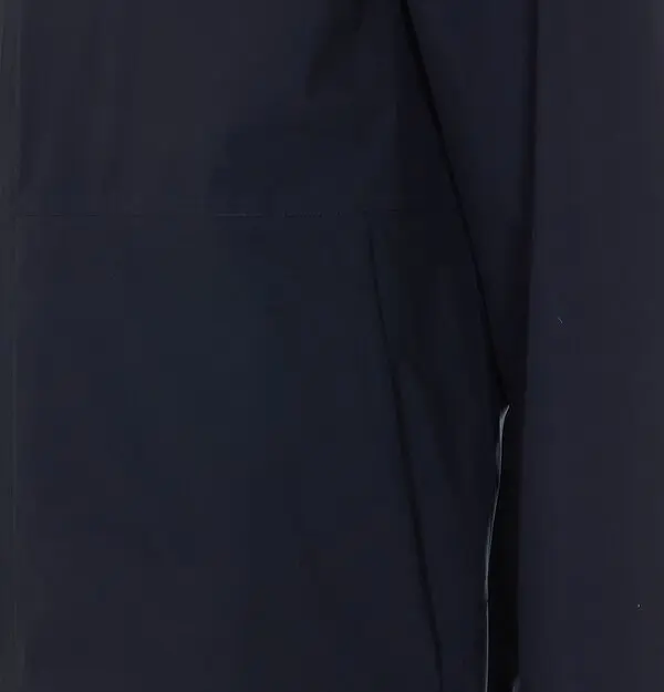 Herno Zip-up Hooded Jacket With Zipper Pocket - Black