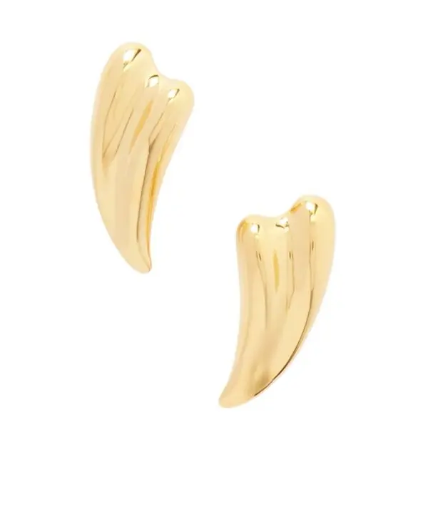TOM FORD Gold-tone Clip Earrings - Yellow