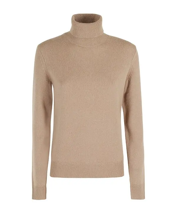 Theory Roll-neck Sweater - Camel