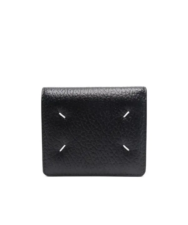 MAISON MARGIELA Four-stitches Compact Wallet - Black