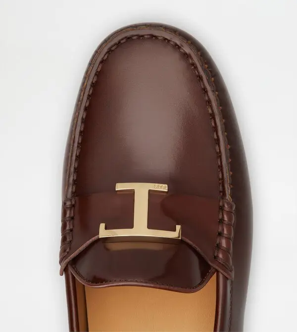 TOD'S City Gommino Driving Loafers - Brown