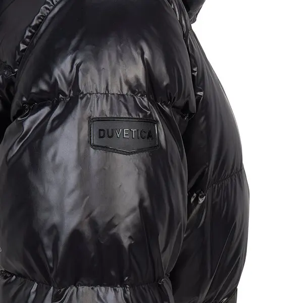Duvetica Long Down Jacket With Hood And Belt