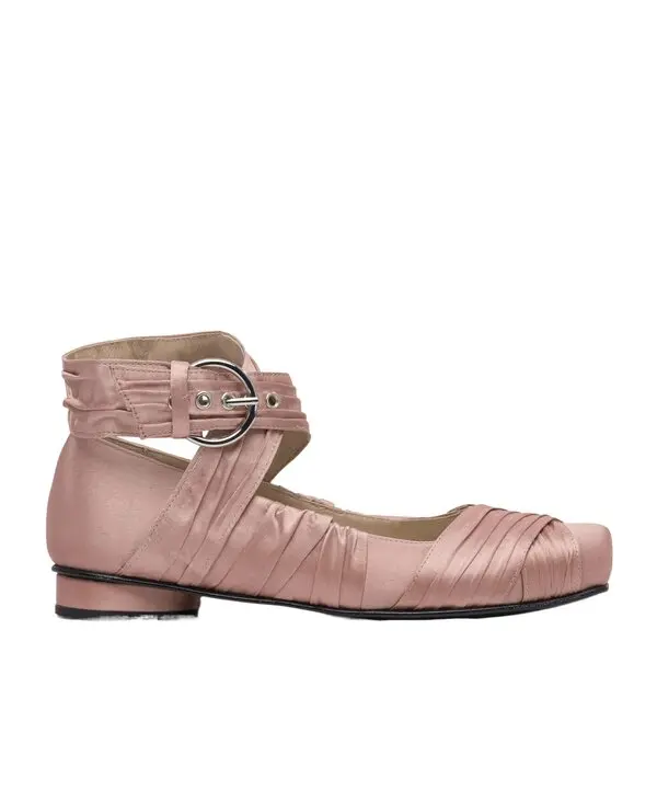 ALOHAS Volant Ballet Flats - Pink