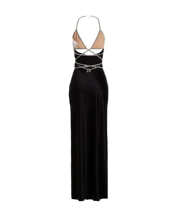 Alexander Wang Halterneck Embellished Gown