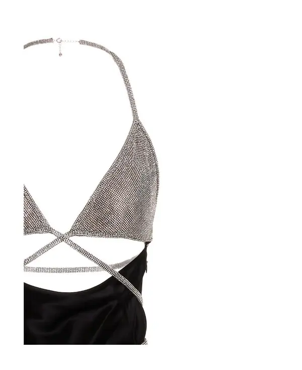 Alexander Wang Halterneck Embellished Gown