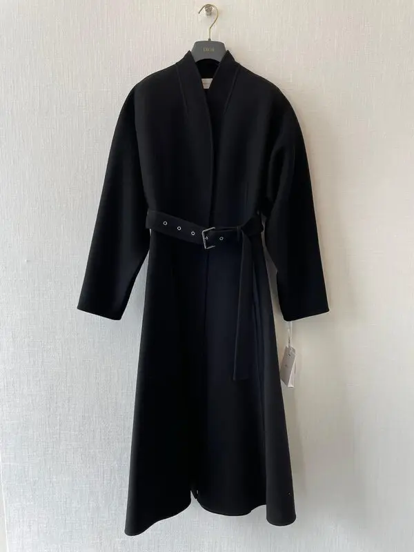 Dior Belted Flared Coat