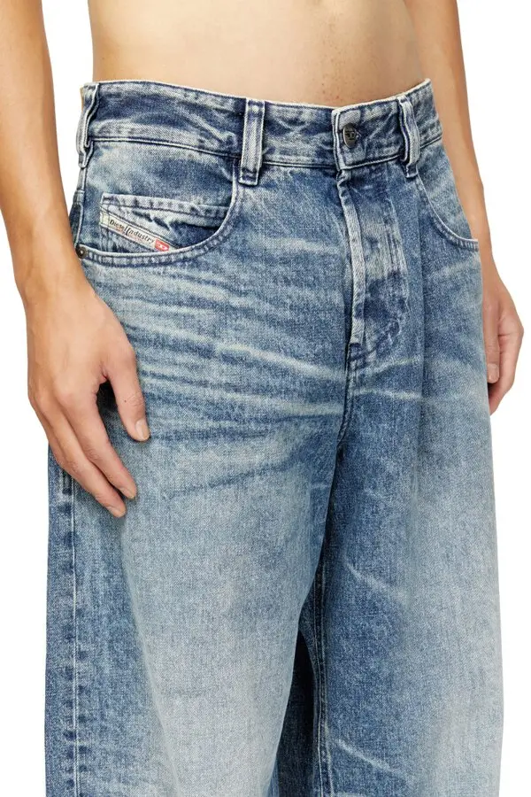 DIESEL® D-enim-m-fsh Jeans Wide Leg