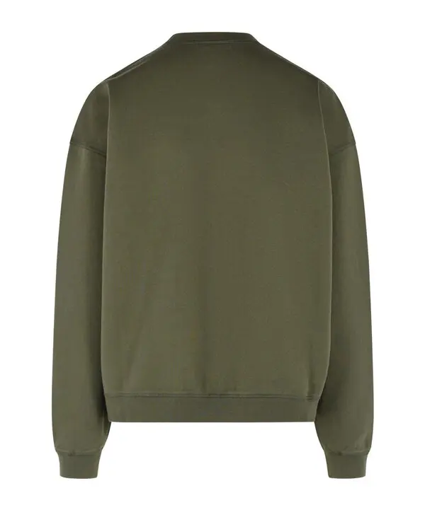 Dsquared2 Signature Relaxed Fit Crewneck Sweatshirt - Green
