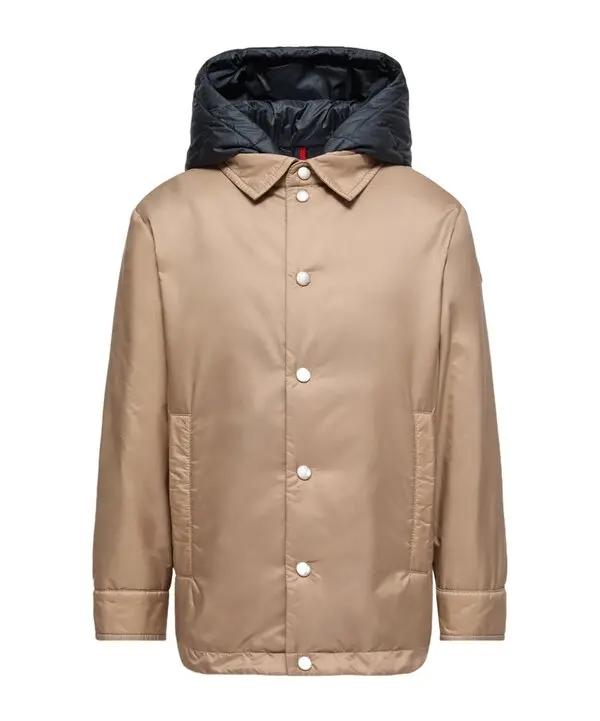Moncler Adil Padded Shirt Jacket - Beige