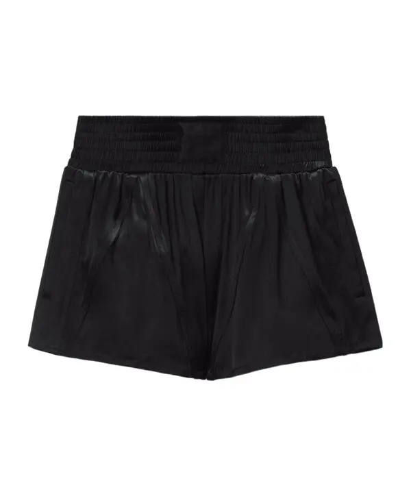 Alexander Wang Wide Elasticated Mini Shorts - Black