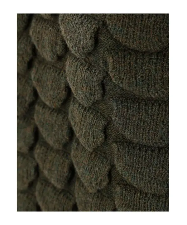 NAMACHEKO Virgin Wool Sweater With Feather Effect