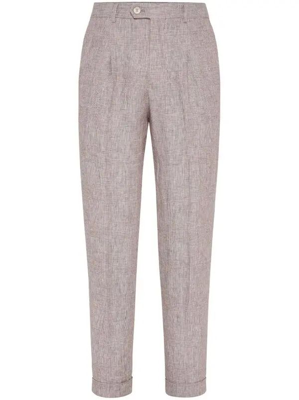 Brunello Cucinelli Tailored Pleated Trousers - Nude
