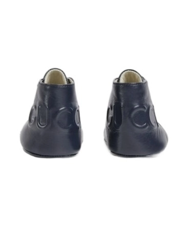 Gucci Logo Leather Boots