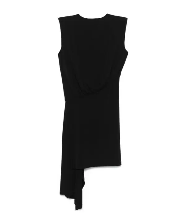 Amen Sleeveless Round Neck Dress With Crystal Embellishment