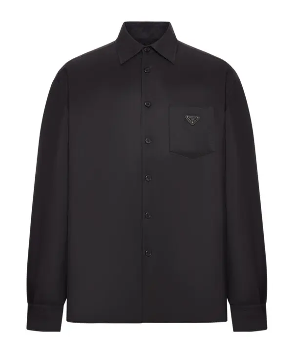 Prada Light Re-nylon Shirt - Black