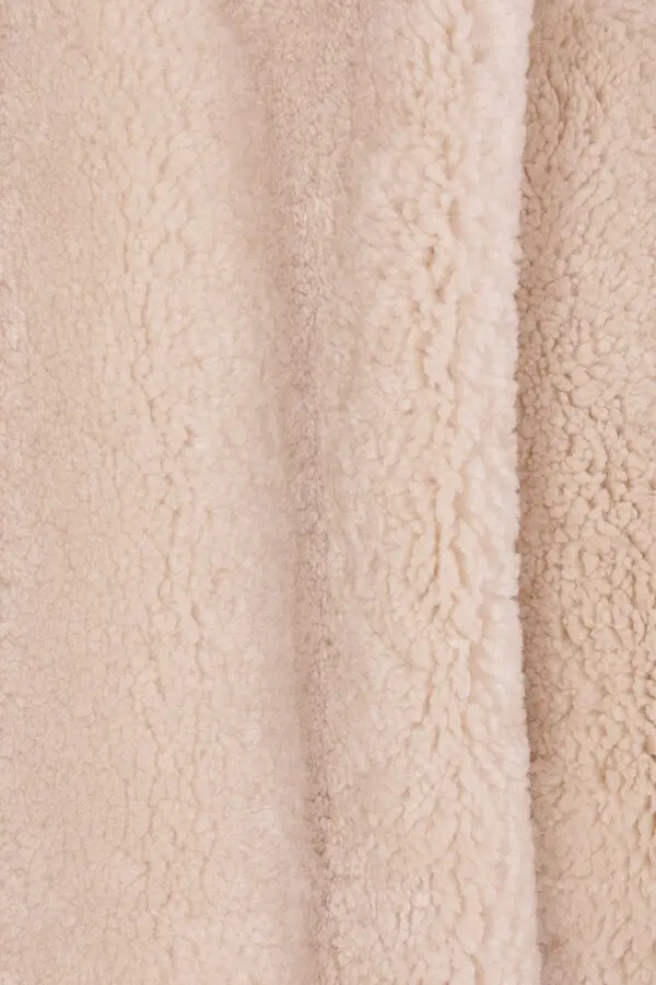 TOTEME Teddy Shearling Clasp Buttoned Coat