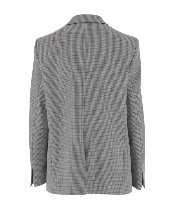 JIL SANDER Single-breasted Checked Blazer