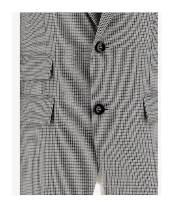 JIL SANDER Single-breasted Checked Blazer