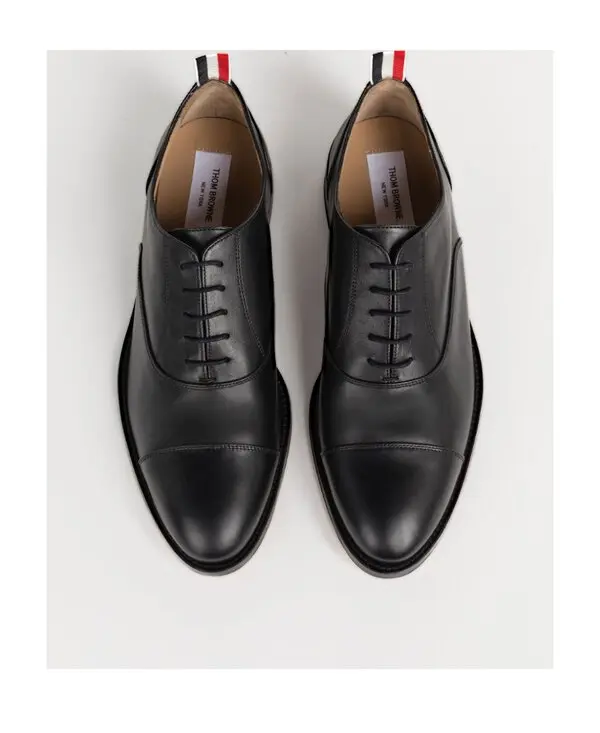 Thom Browne Grosgrain-loop Trim Lace-up Shoes