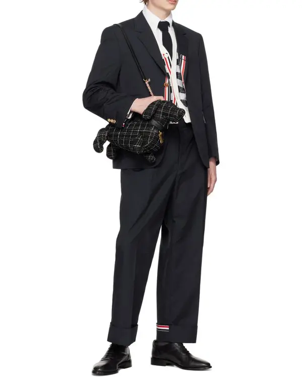 Thom Browne Grosgrain-loop Trim Lace-up Shoes