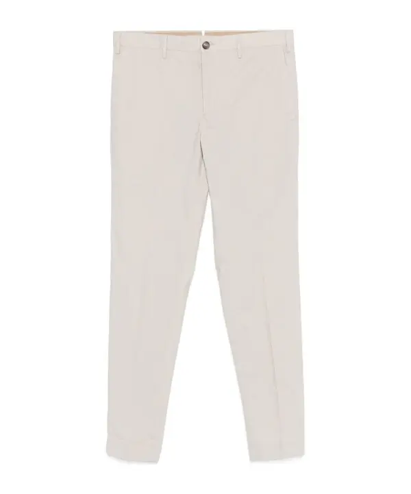 Incotex Concealed Fly Pants - White