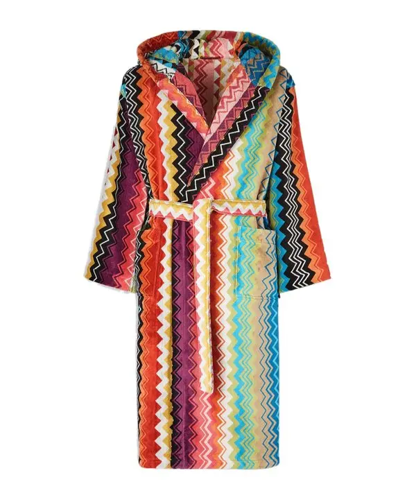 Missoni Giacomo Hooded Bathrobe - Multi-color