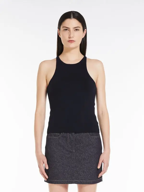 Max Mara Crewneck Sleeveless Top