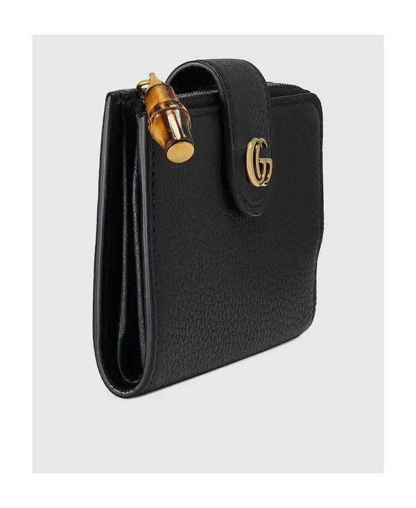Gucci Medium Double G Wallet With Bamboo
