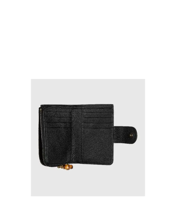 Gucci Medium Double G Wallet With Bamboo