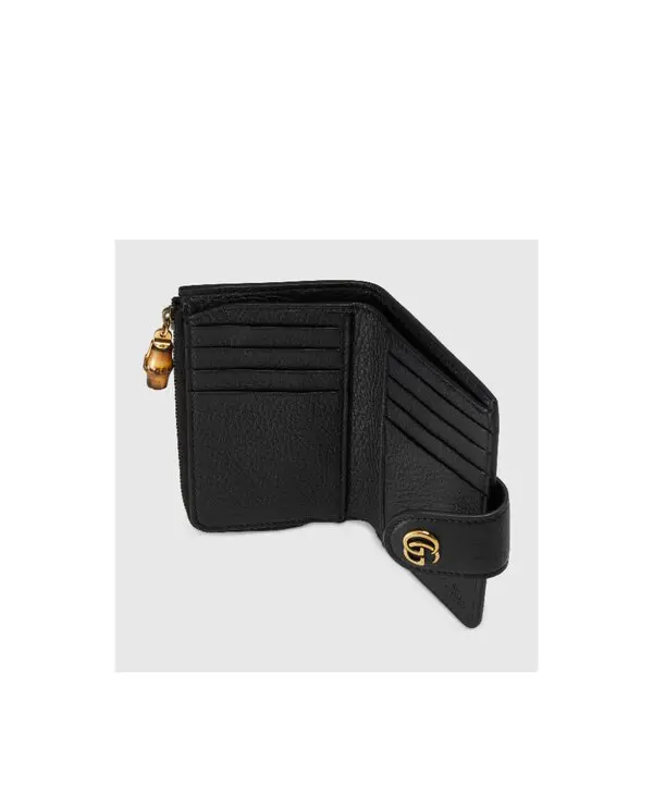 Gucci Medium Double G Wallet With Bamboo