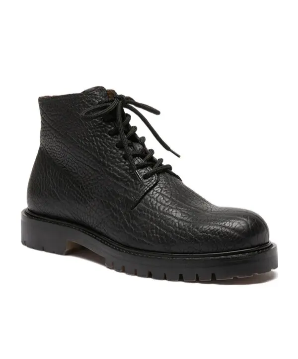 Officine Creative Grained Leather Ankle Boots