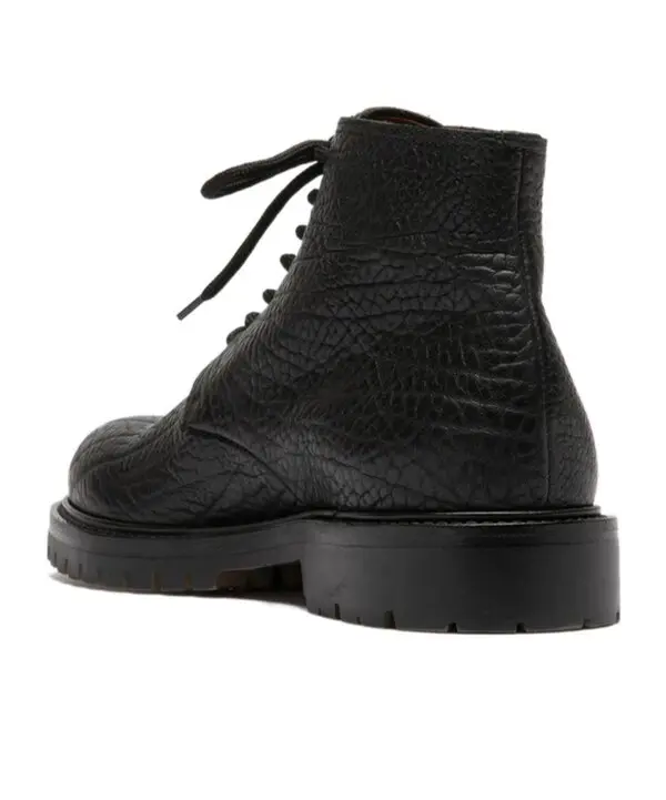 Officine Creative Grained Leather Ankle Boots