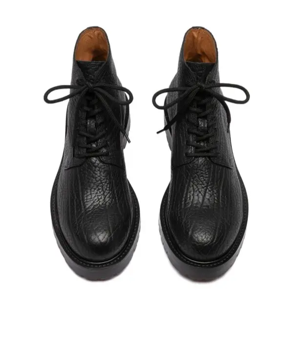 Officine Creative Grained Leather Ankle Boots
