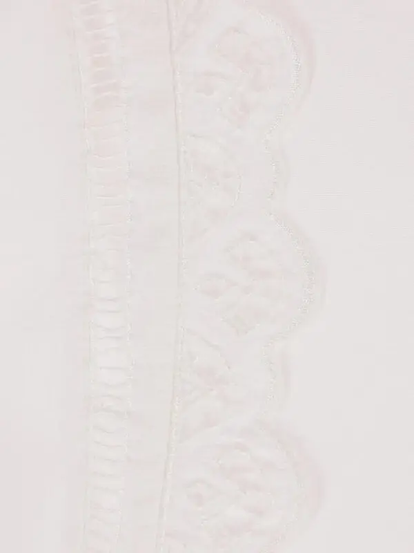 Isabel Marant Étoile Lace Detailed Long Sleeve Shirt - White