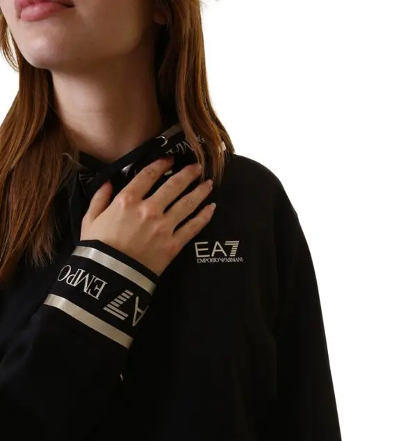 EA7 Core Logo Print Hoodie And Tracksuit Set